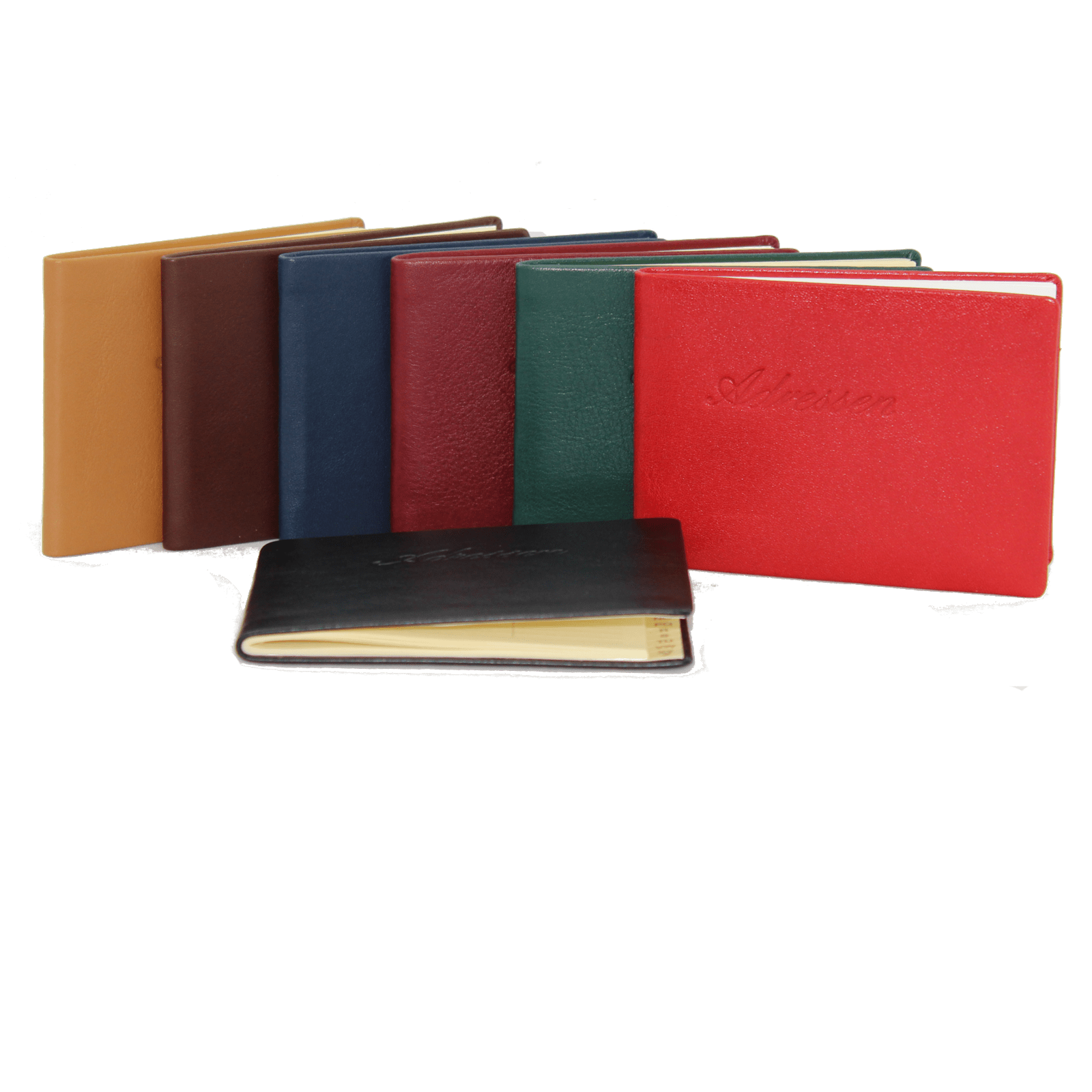 Adressbuch LedeAdressbuch Leder im quadratischen Format