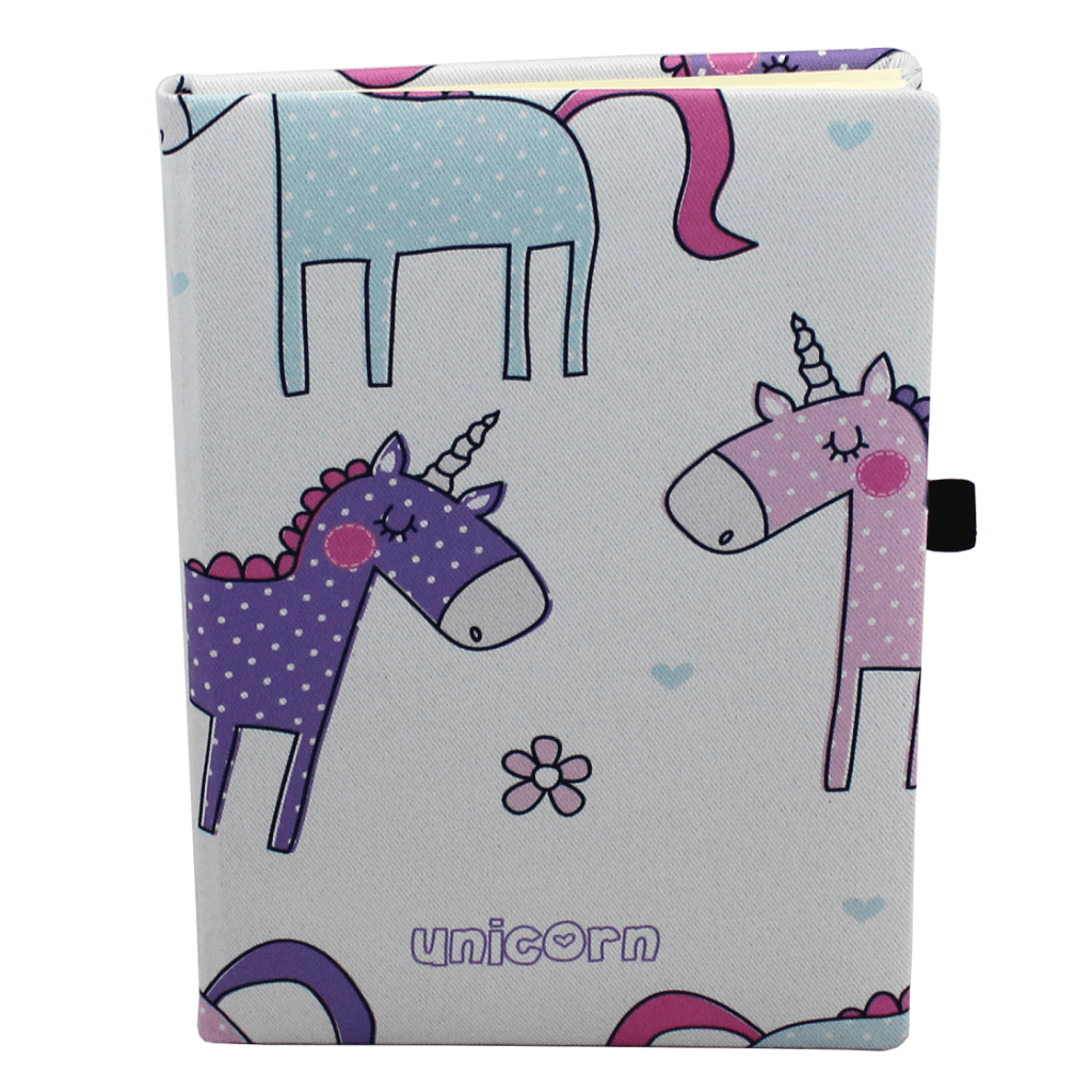 Notizbuch Einhorn A5 mit elastischem Stifthalter - VERA DONNA - SHOP