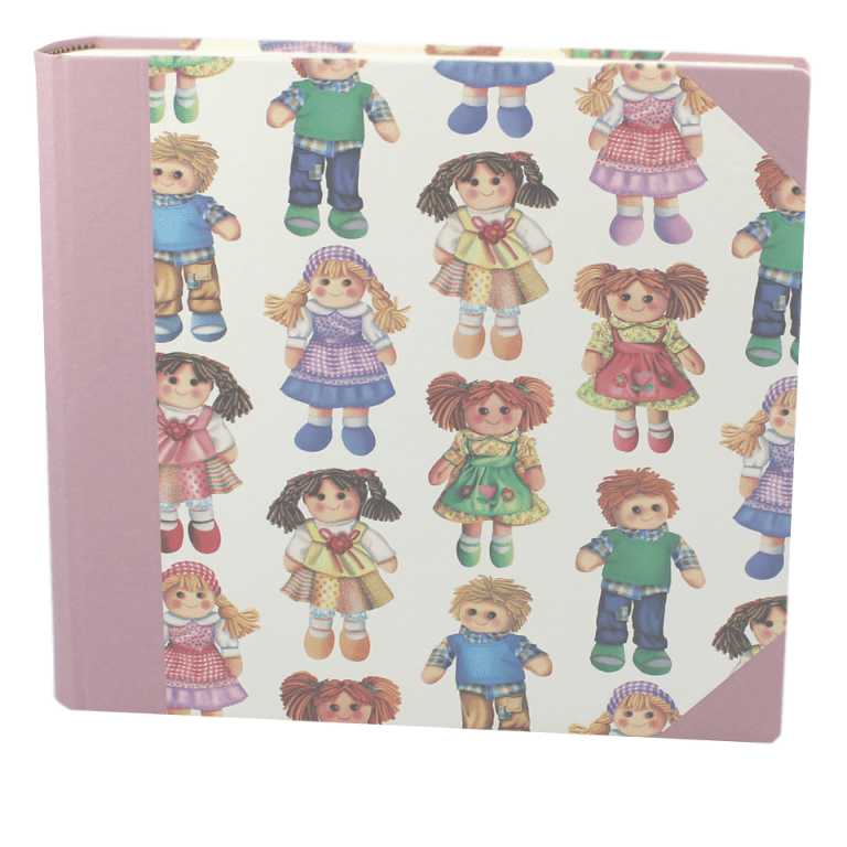Kinderfotoalbum Bambolé rosé - Buchbinderische Handarbeit