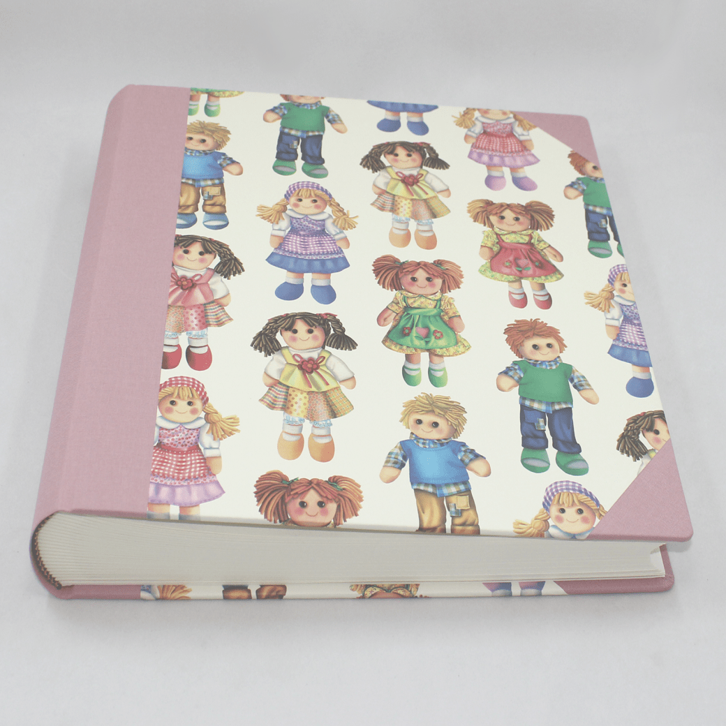 Kinderfotoalbum Bambolé rosé - Buchbinderische Handarbeit