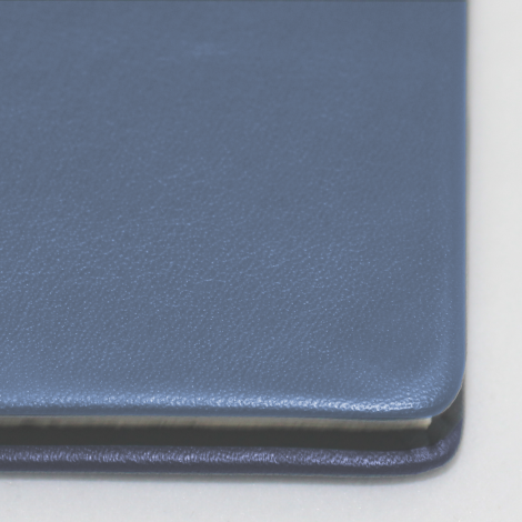 Business-Mappe DIN A4 aus Vollrindleder in Blau